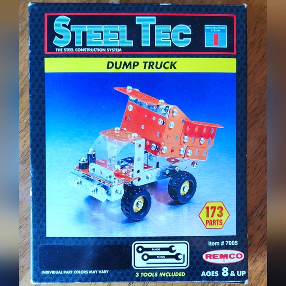 Remco | Toys | Nib Vintage Remco Steel Tec Dump Truck Kit | Poshmark